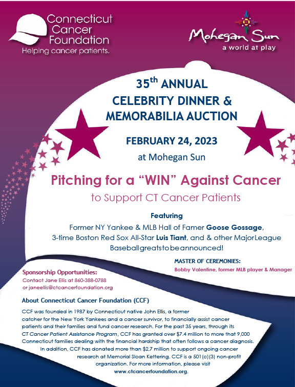 2023 Celebrity Dinner | Connecticut Cancer Foundation